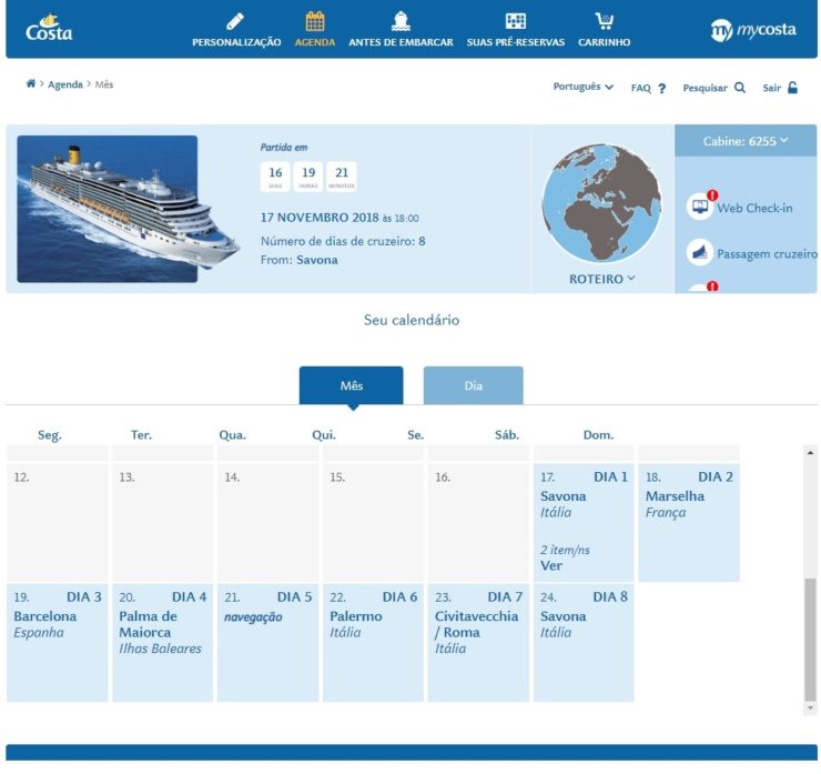 Costa Cruzeiros lança ferramenta para personalizar a sua viagem ...
